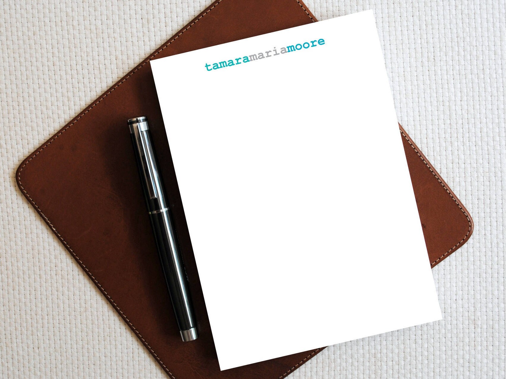 Personalized Stationary NAME Monogrammed Personalized | Etsy