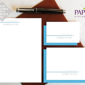 Personalized Formal Stationery Notepad From the Desk Of, Gift for ...