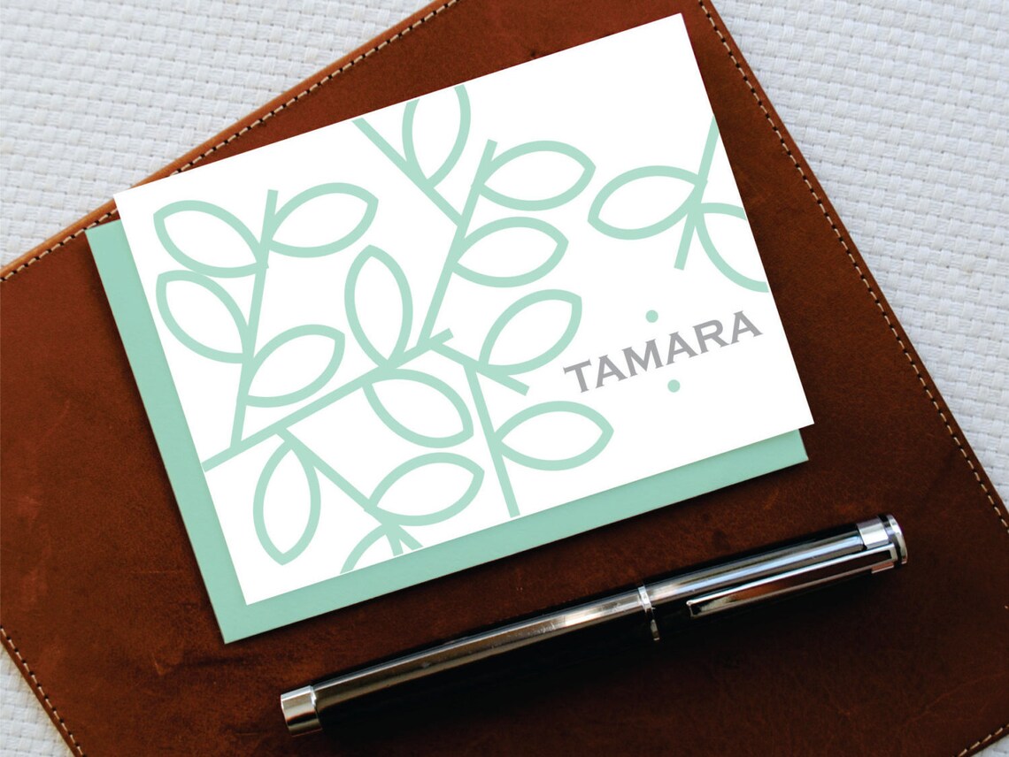 Personalized Stationery Set Custom Notecards With Envelopes | Etsy