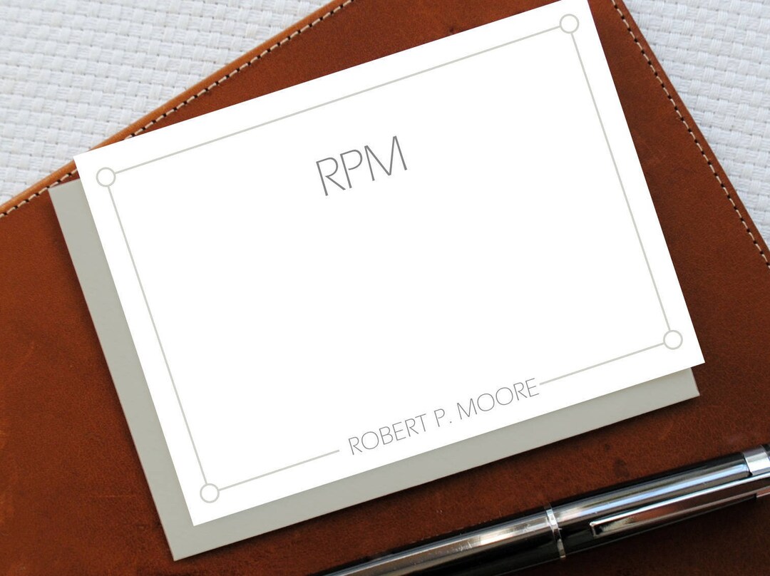 Personalized Monogram Stationery, Monogram Stationery Note Cards ...