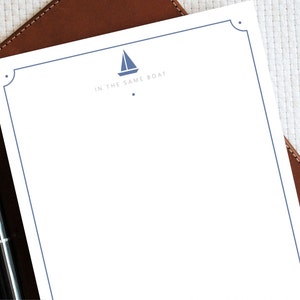 Custom Notepad, Family Stationary, Personalized Notepad, Nautical ...