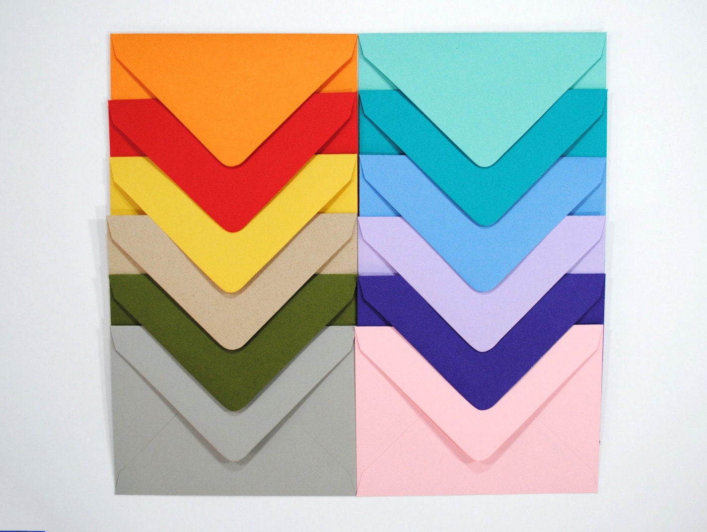 ENVELOPE SET of 10 Envelopes A1 4 Bar, Select Color, 15 Options ...