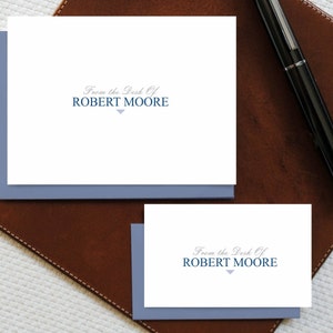 From the Desk of Stationery Set, Monogram Personalized Stationery Note ...
