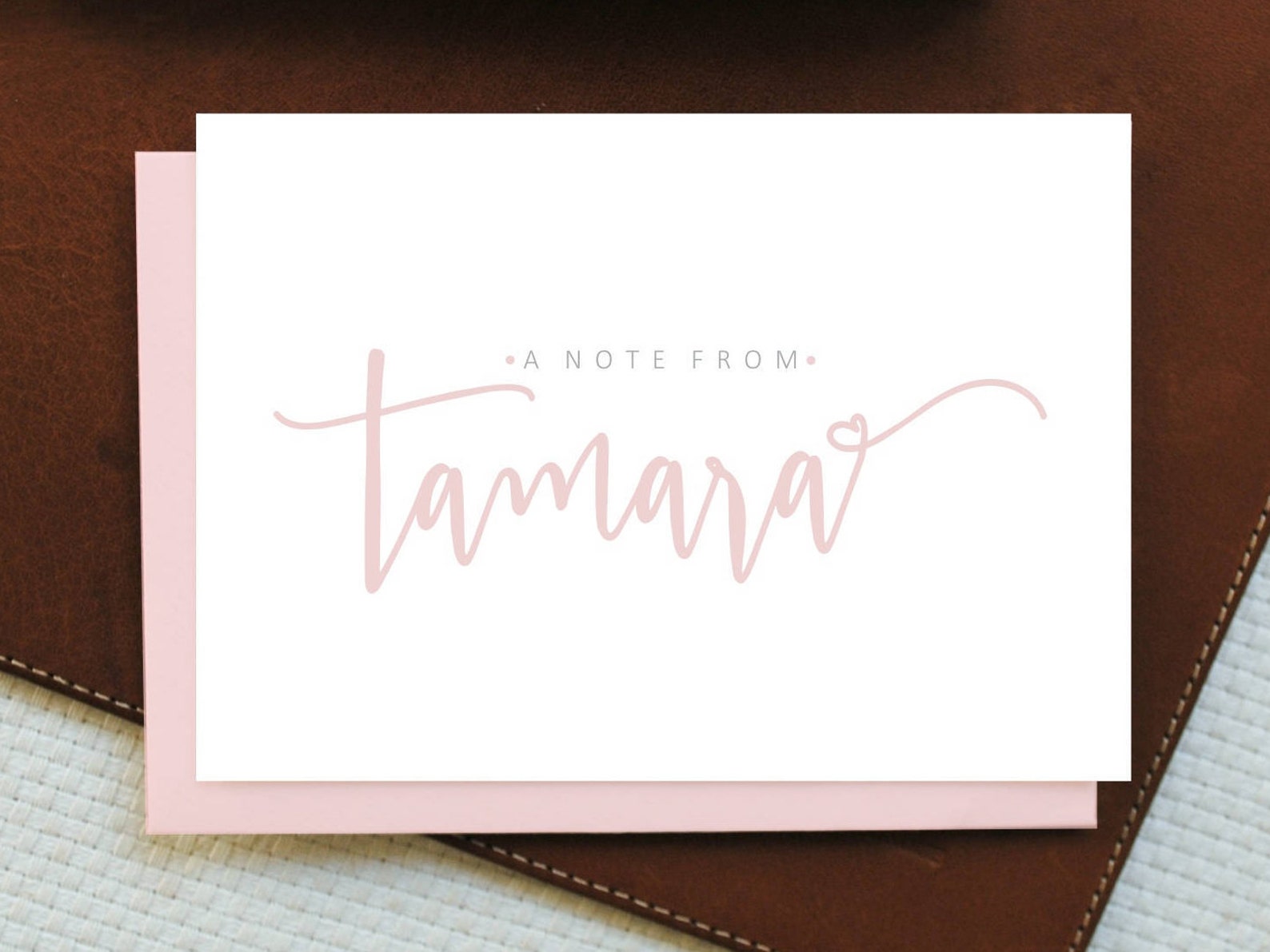 Monogrammed Note Cards Monogram Stationery Set SCRIPT - Etsy