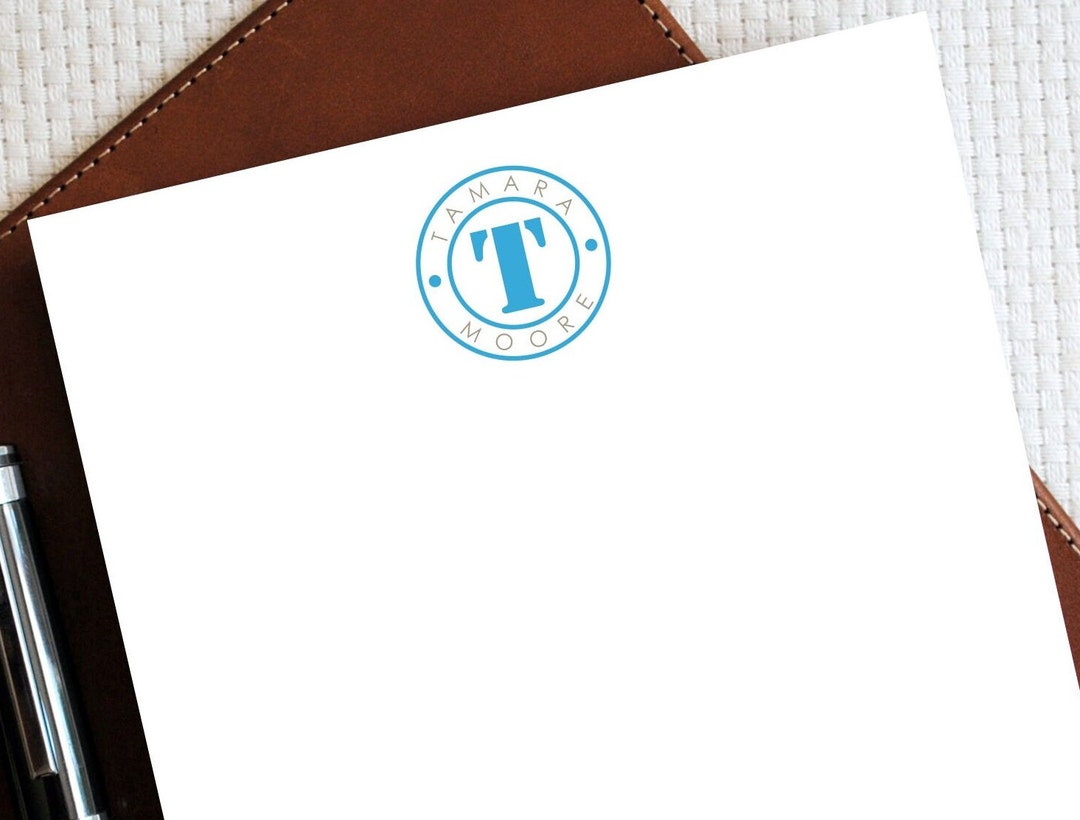Notepad, Personalized Notepad, Personalized Stationery, Monogram ...