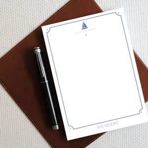 Custom Notepad, Family Stationary, Personalized Notepad, Nautical ...