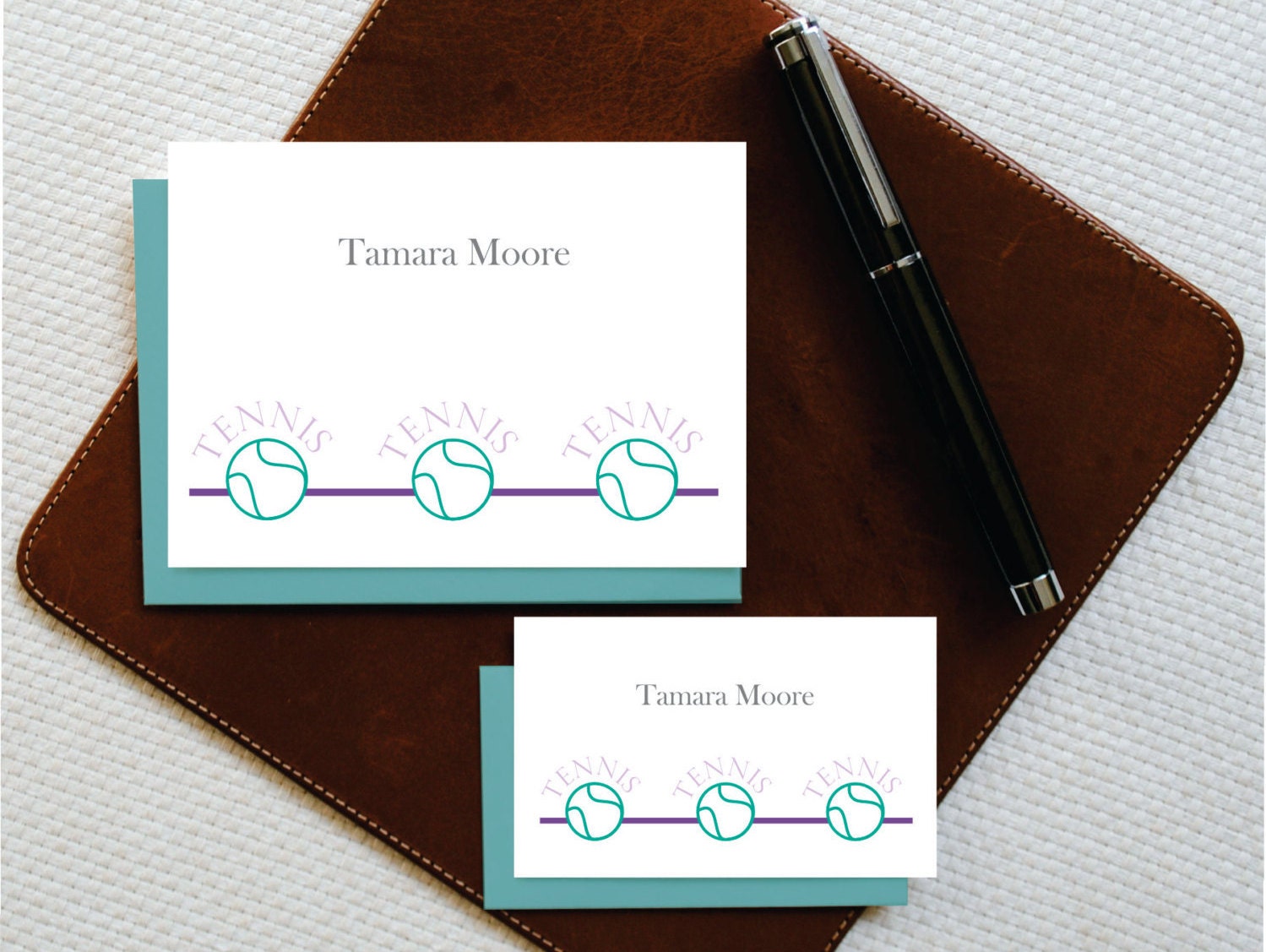 Personalized Tennis Gifts Custom Tennis Themed Stationery - Etsy
