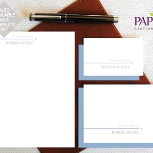 Personalized Formal Stationery Notepad From the Desk Of Gift | Etsy