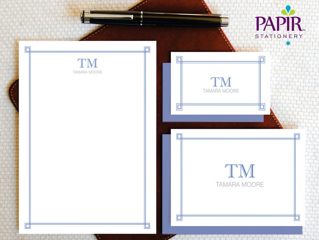 Professional Stationery, Personalized Stationary Set, BUSINESS CASUAL ...
