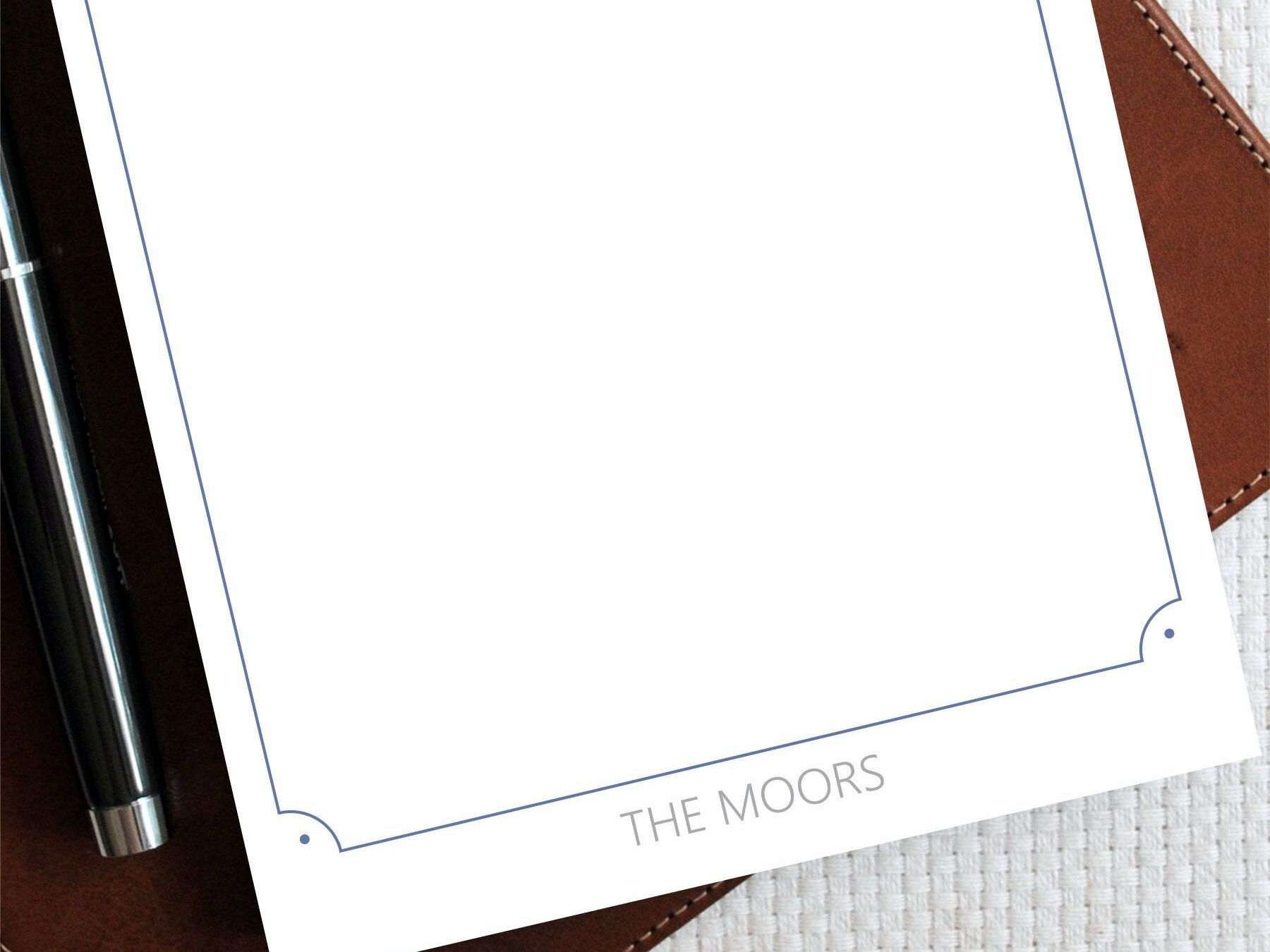 Custom Notepad, Family Stationary, Personalized Notepad, Nautical ...
