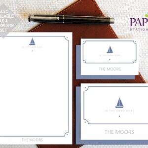 Custom Notepad, Family Stationary, Personalized Notepad, Nautical ...