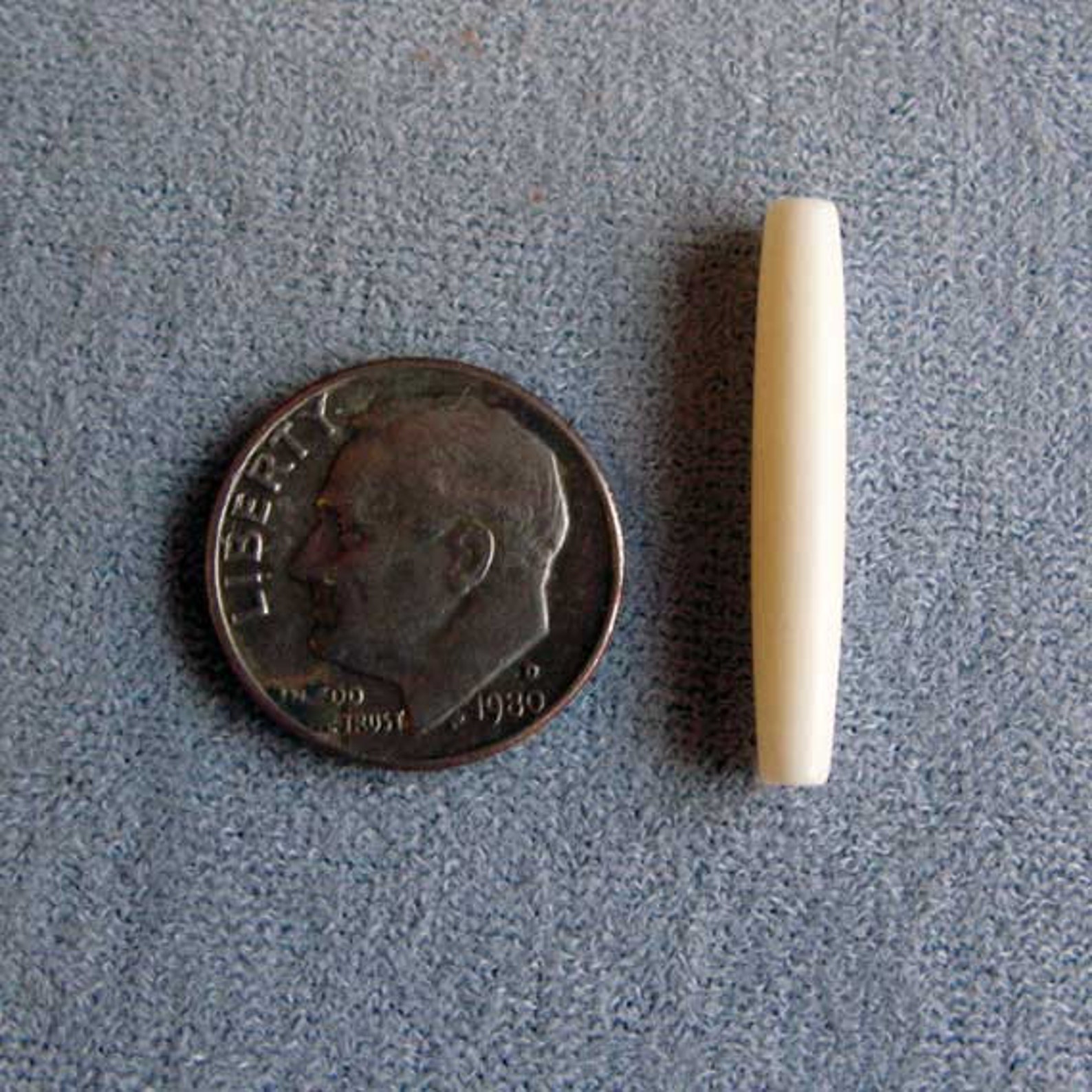 20 Pieces 1 Thin Bone Hairpipe Native American Crafts. - Etsy