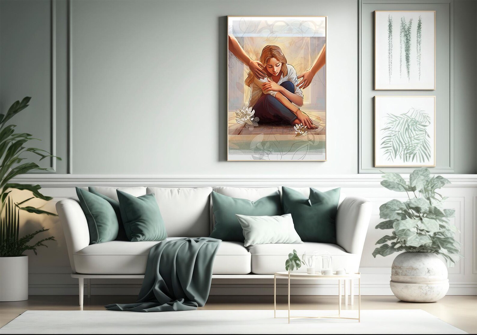 Lifted by Faith - Inspirational Art Print - Etsy