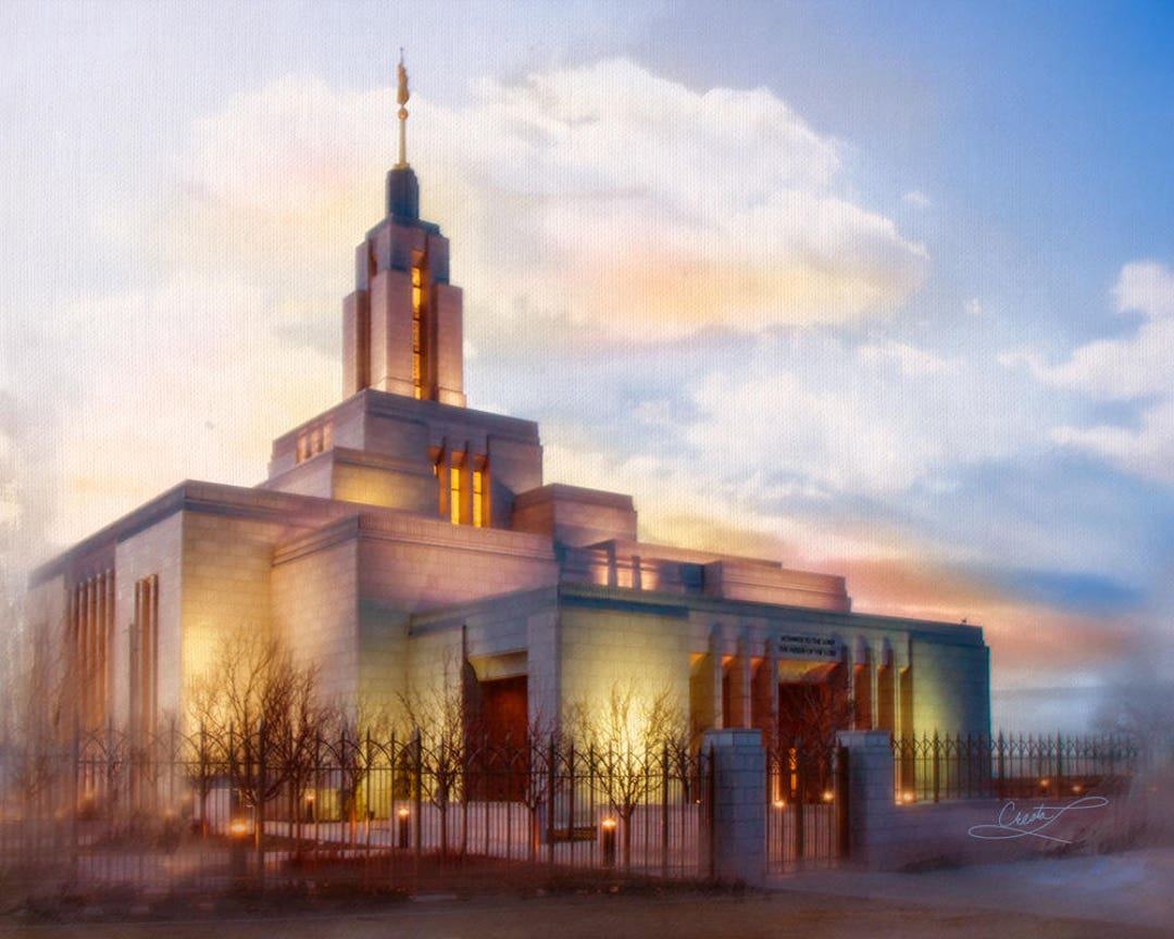 Draper Temple - the Church of Jesus Christ of Latter-day Saints - Etsy