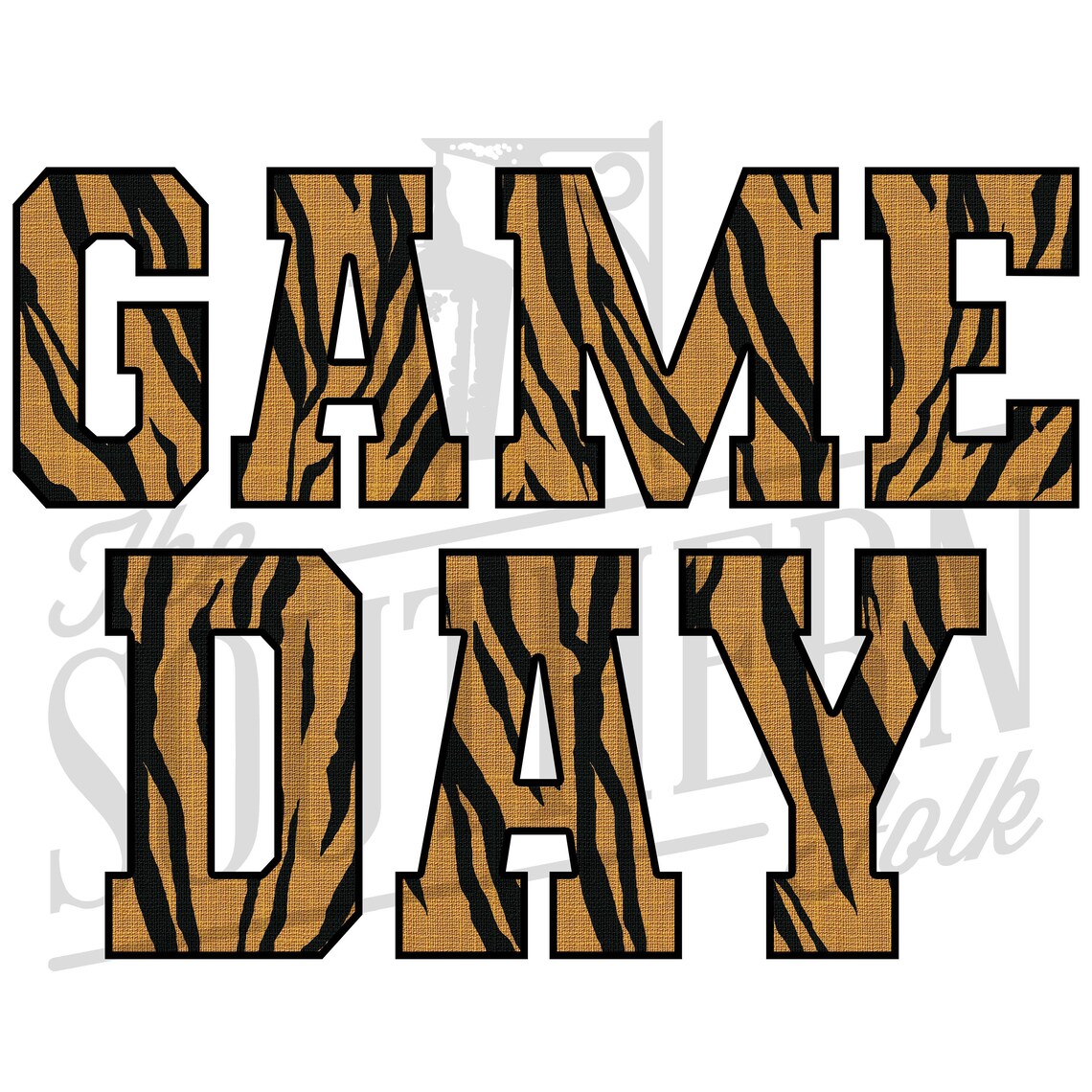 Tiger Game Day PNG File Sublimation Designs Digital - Etsy