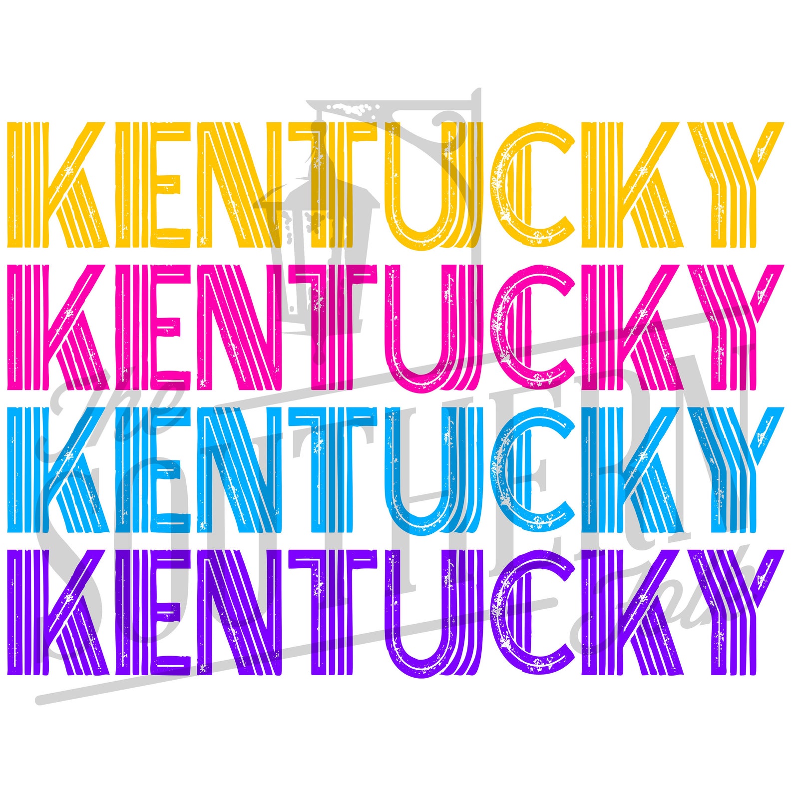 Retro Kentucky PNG File, Sublimation Design Download, Digital Download ...