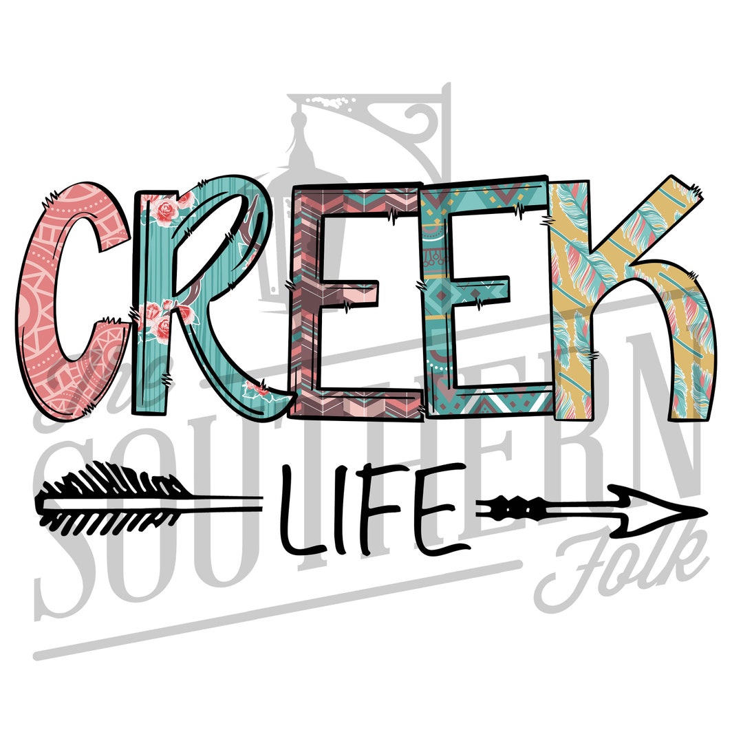 Creek Life PNG File, Sublimation Design Dwonload, Digital Download ...