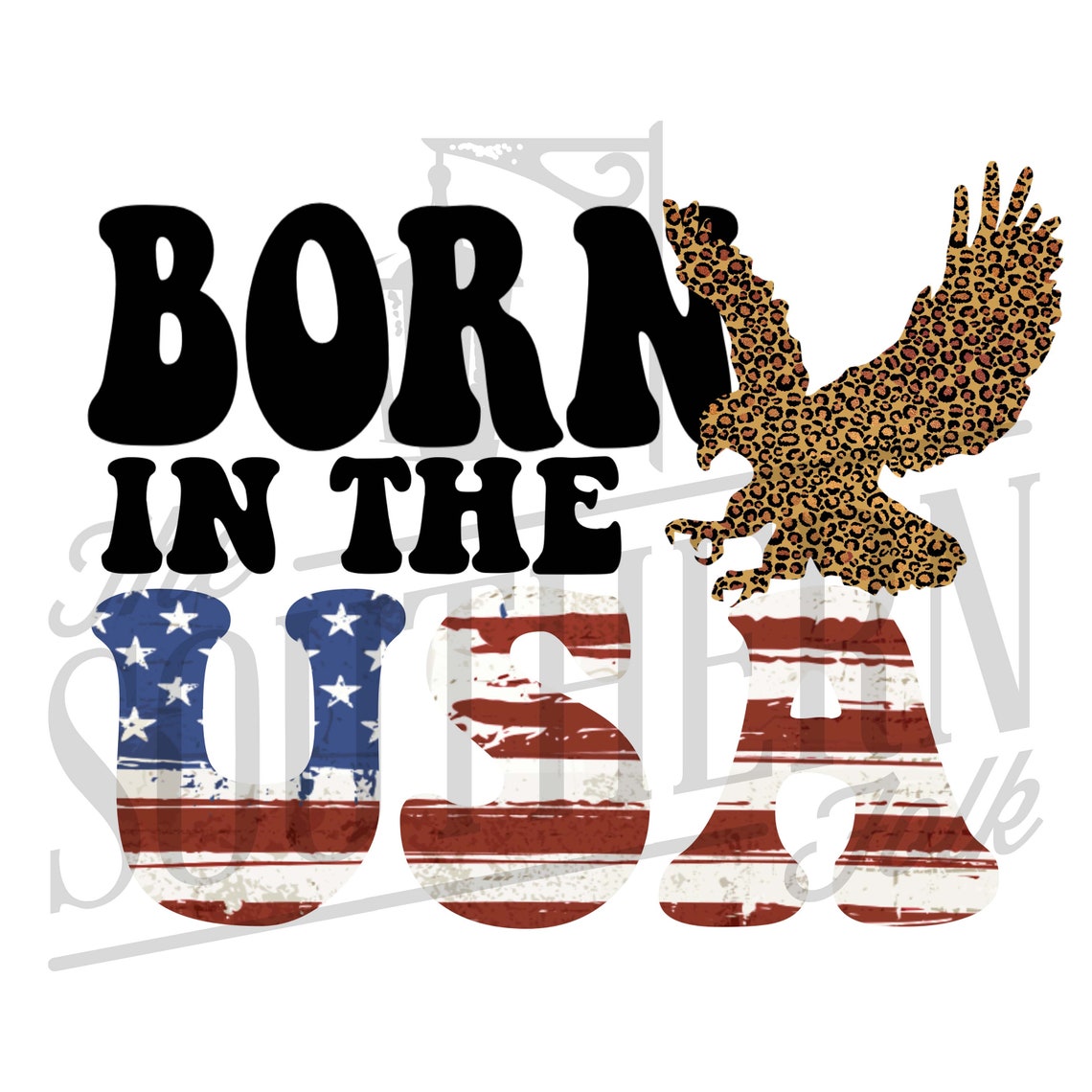 Born in the USA PNG File Sublimation Design Digital Download - Etsy