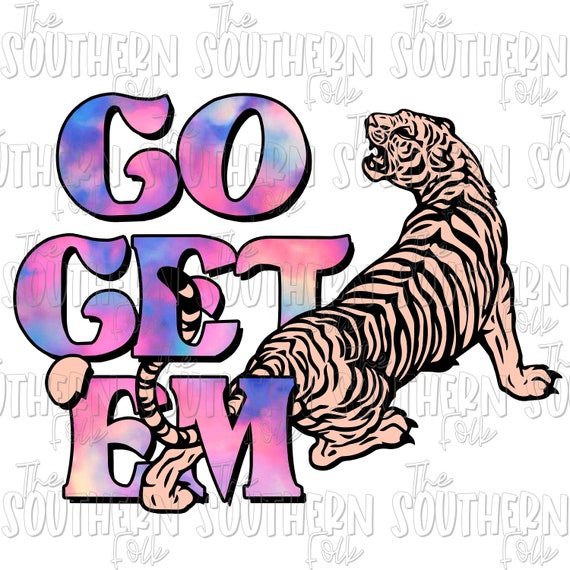Go Get 'em PNG File Sublimation Design Digital Download - Etsy