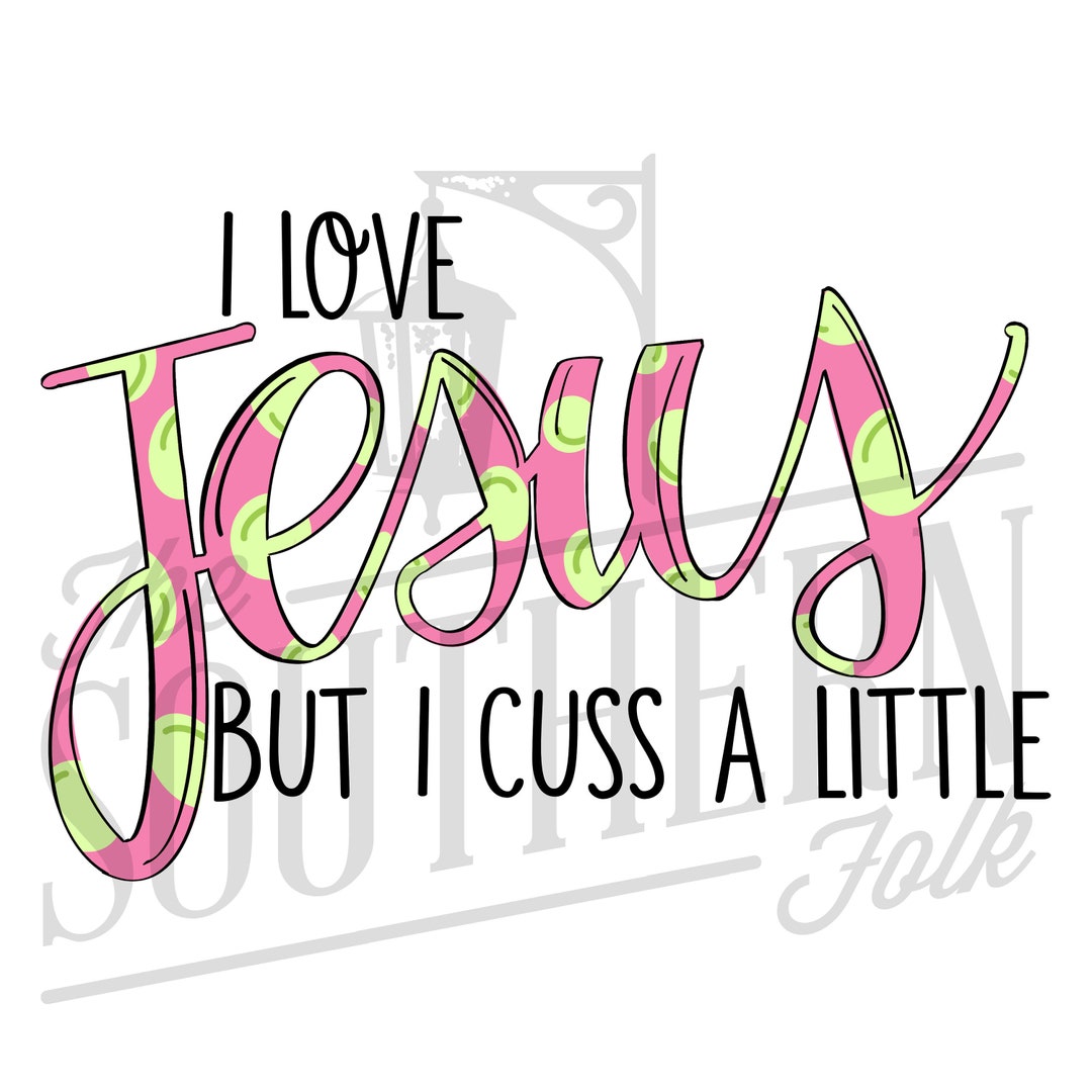 I Love Jesus Design PNG File, Sublimation Design, Digital Download - Etsy