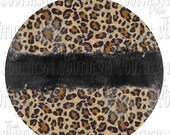 Cheetah Circle PNG File Sublimation Design Digital Download - Etsy