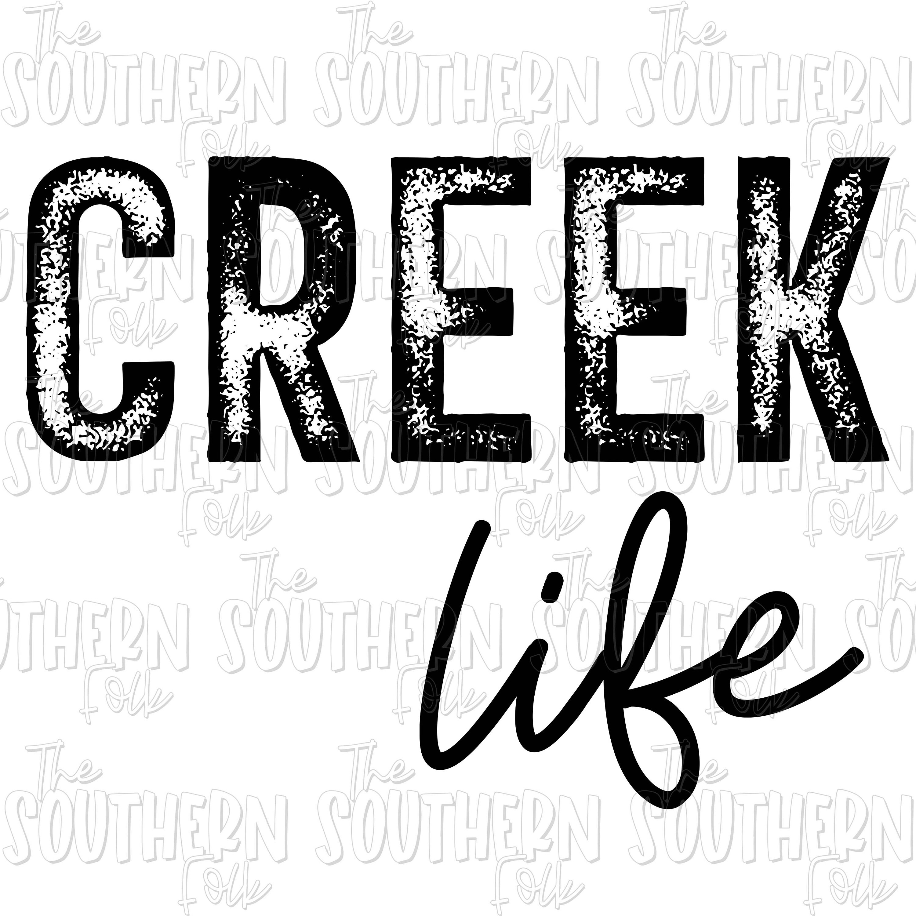 Creek Life PNG File Sublimation Design Digital Download | Etsy