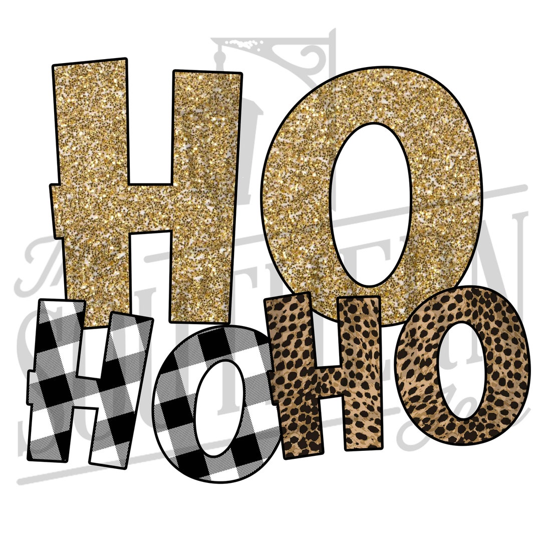 Ho Ho Ho Design PNG File, Sublimation, Digital Download, Sublimation ...