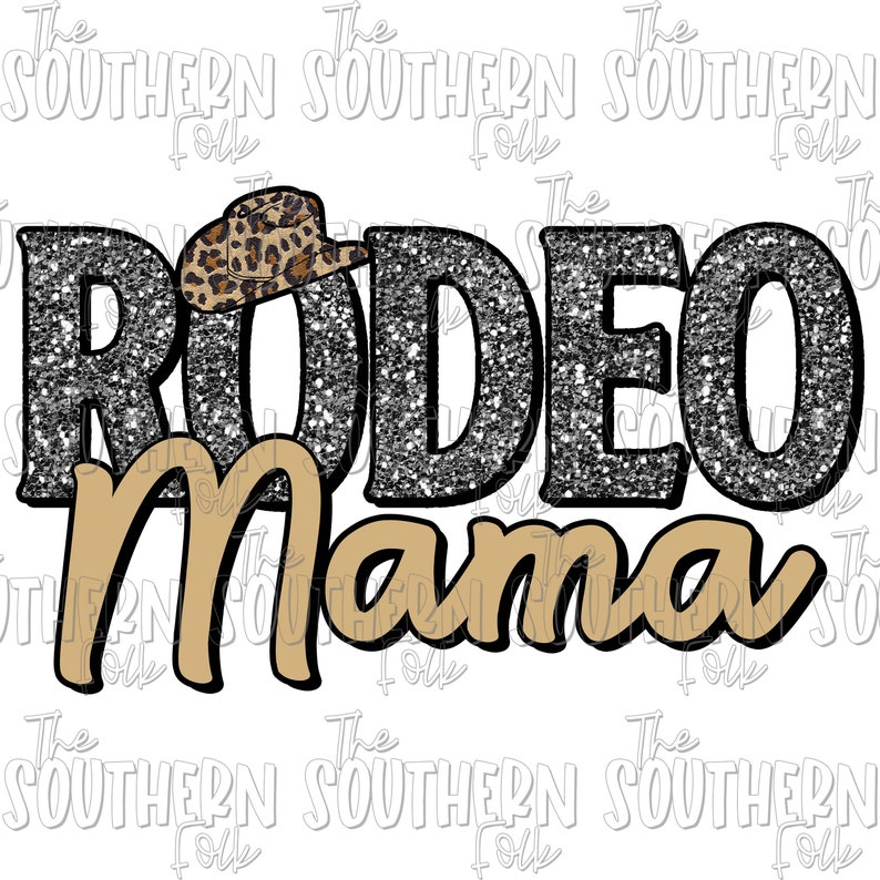 Rodeo Mama Design PNG File, Sublimation Design Download, Digital ...