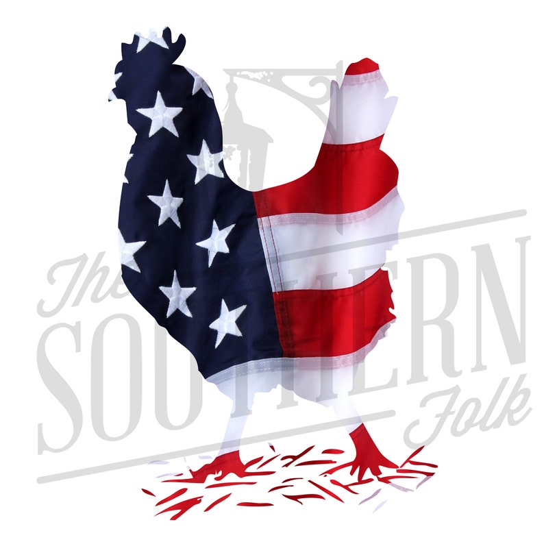American Flag Chicken PNG File, Sublimation Design, Digital Download ...