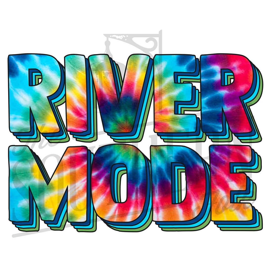 River Mode PNG File, Sublimation Design, Digital Download, Sublimation ...