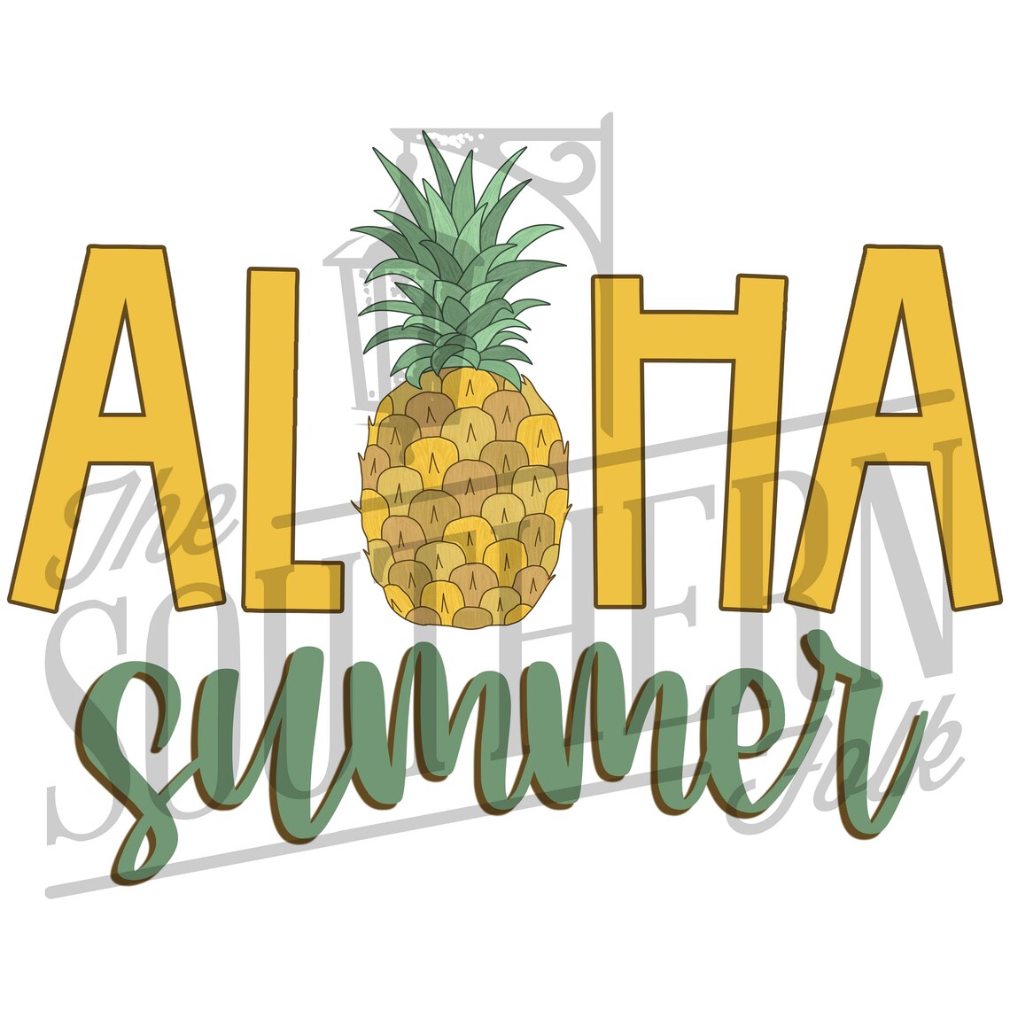 Aloha Summer Design PNG File Sublimation Design Digital | Etsy