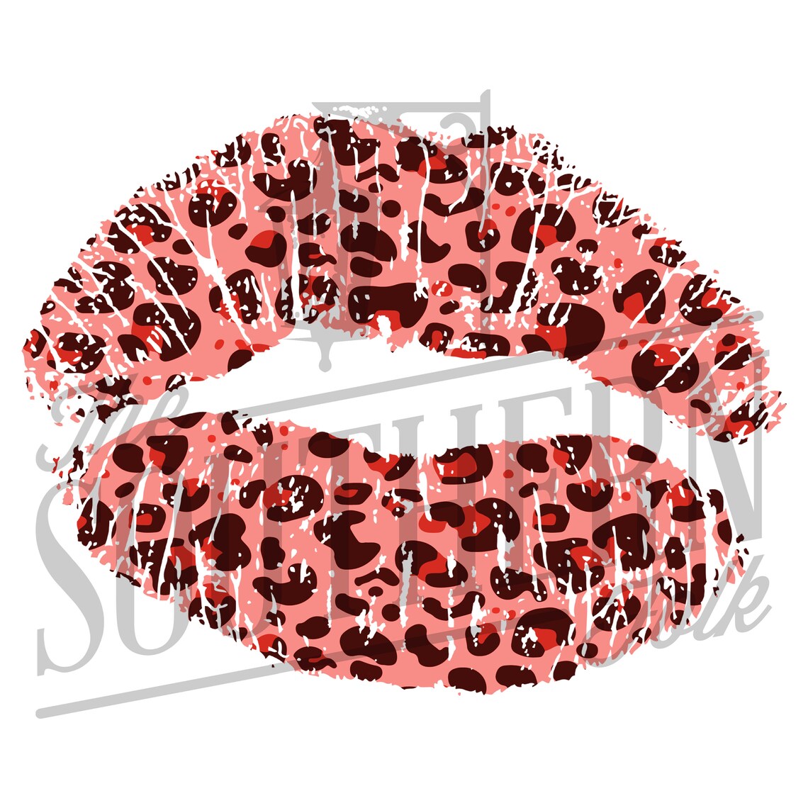 Leopard Lips PNG File Sublimation Design Digital Download - Etsy