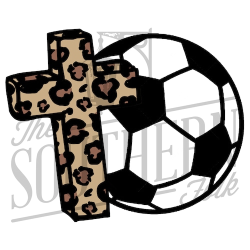 Soccer Cross Design PNG File Sublimation Design Digital - Etsy