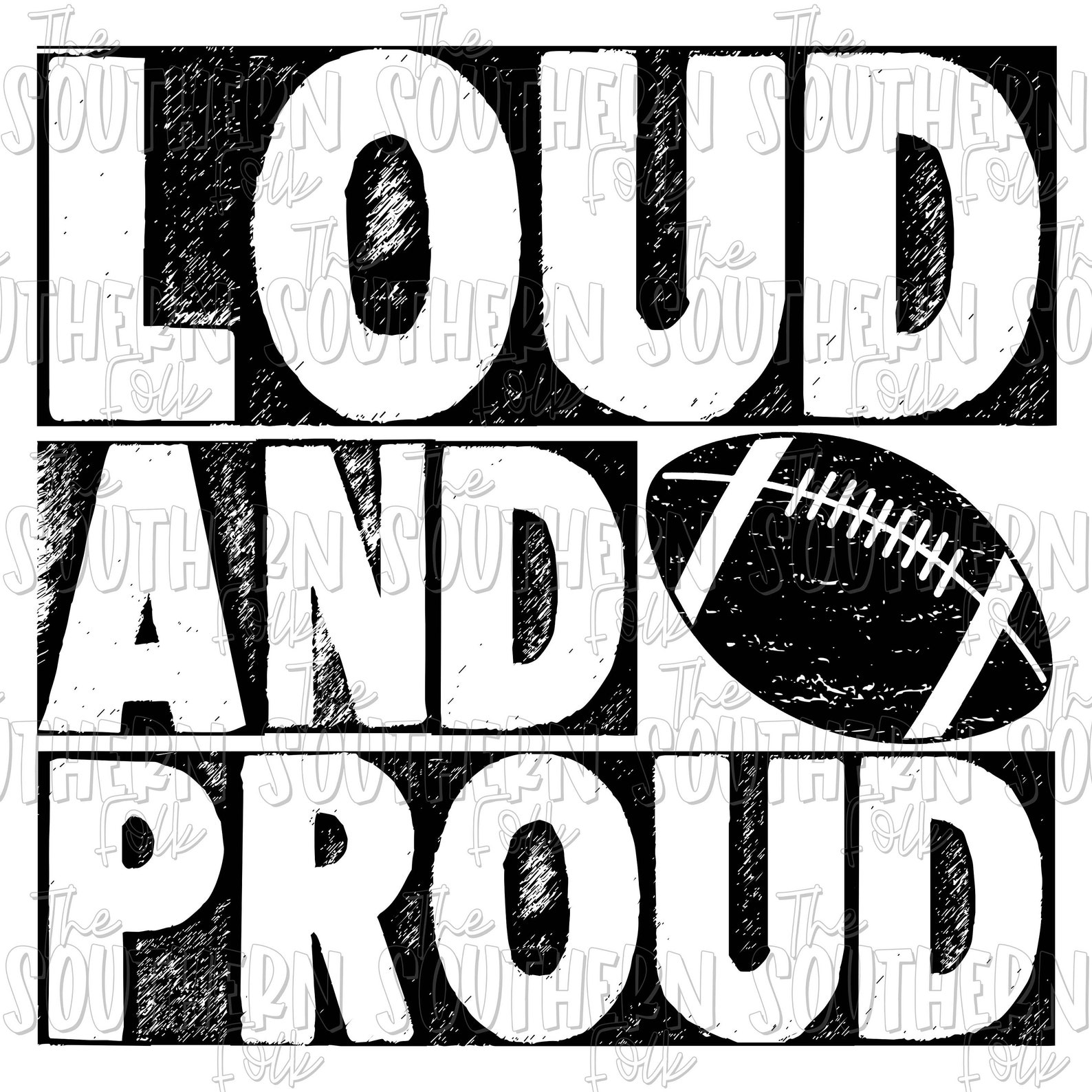 Loud and Proud PNG File, Sublimation Designs Downloads, Digital ...