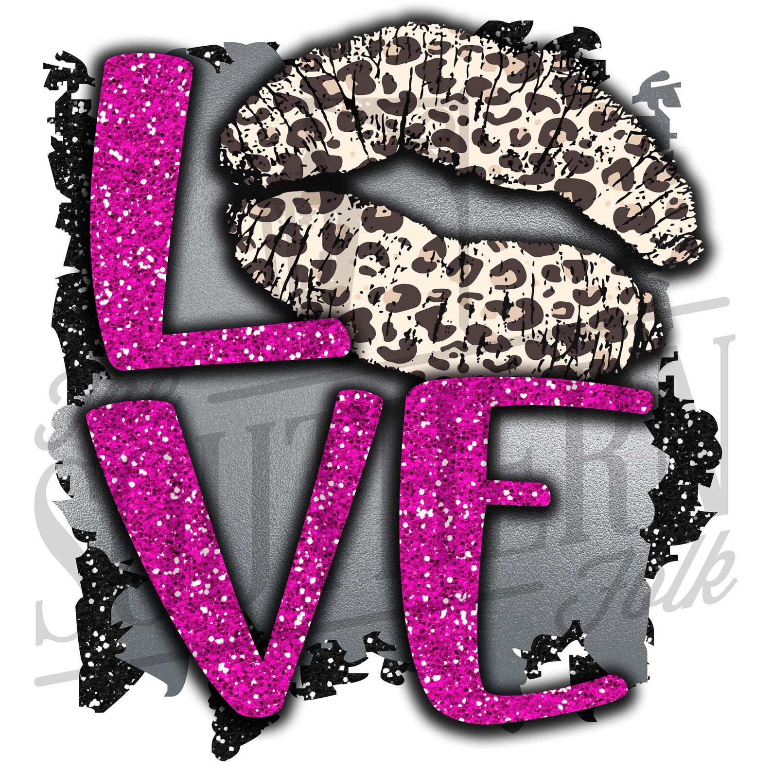 Love Pink PNG File, Sublimation Design, Digital Download, Valentine's ...