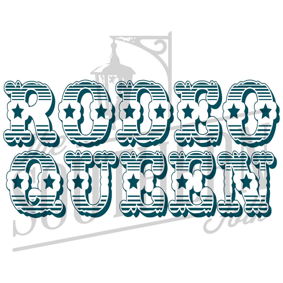 Rodeo Queen Design PNG File Sublimation Design Download - Etsy