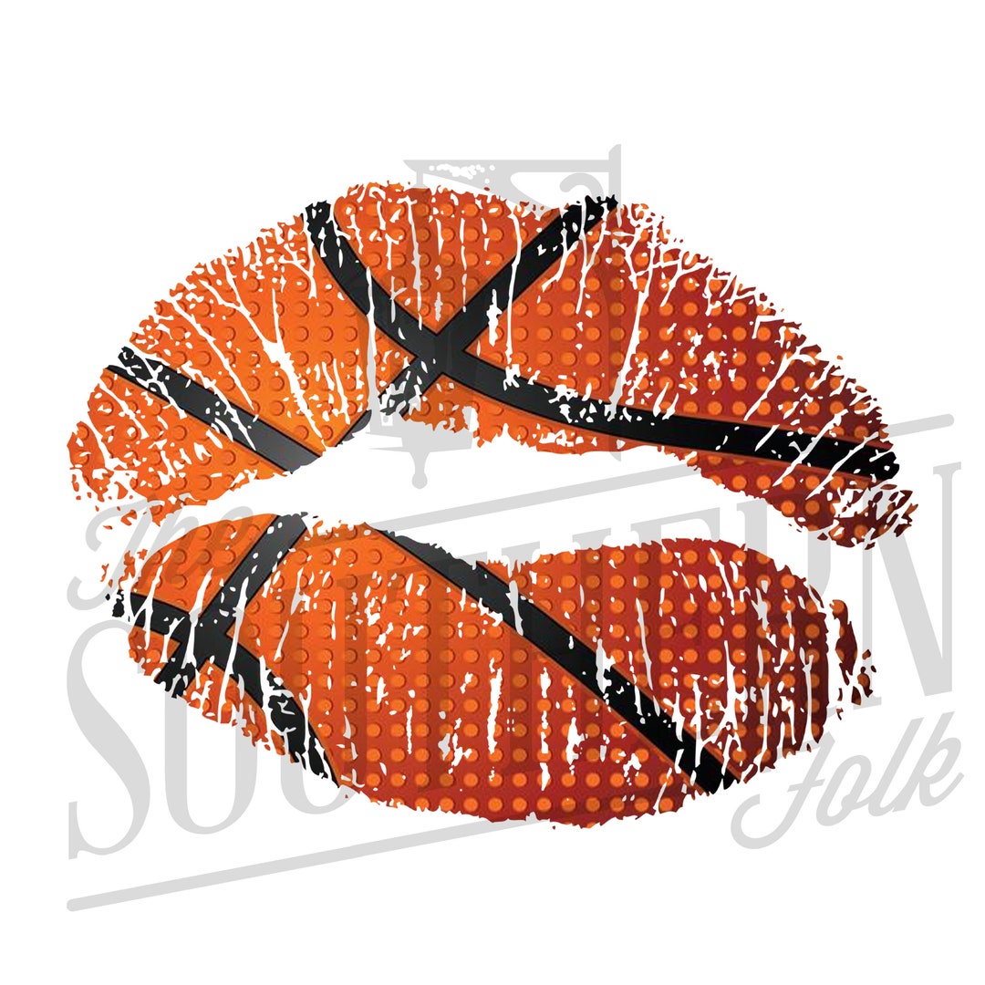 Basketball Lips Design PNG File, Sublimation Design, Digital Download ...