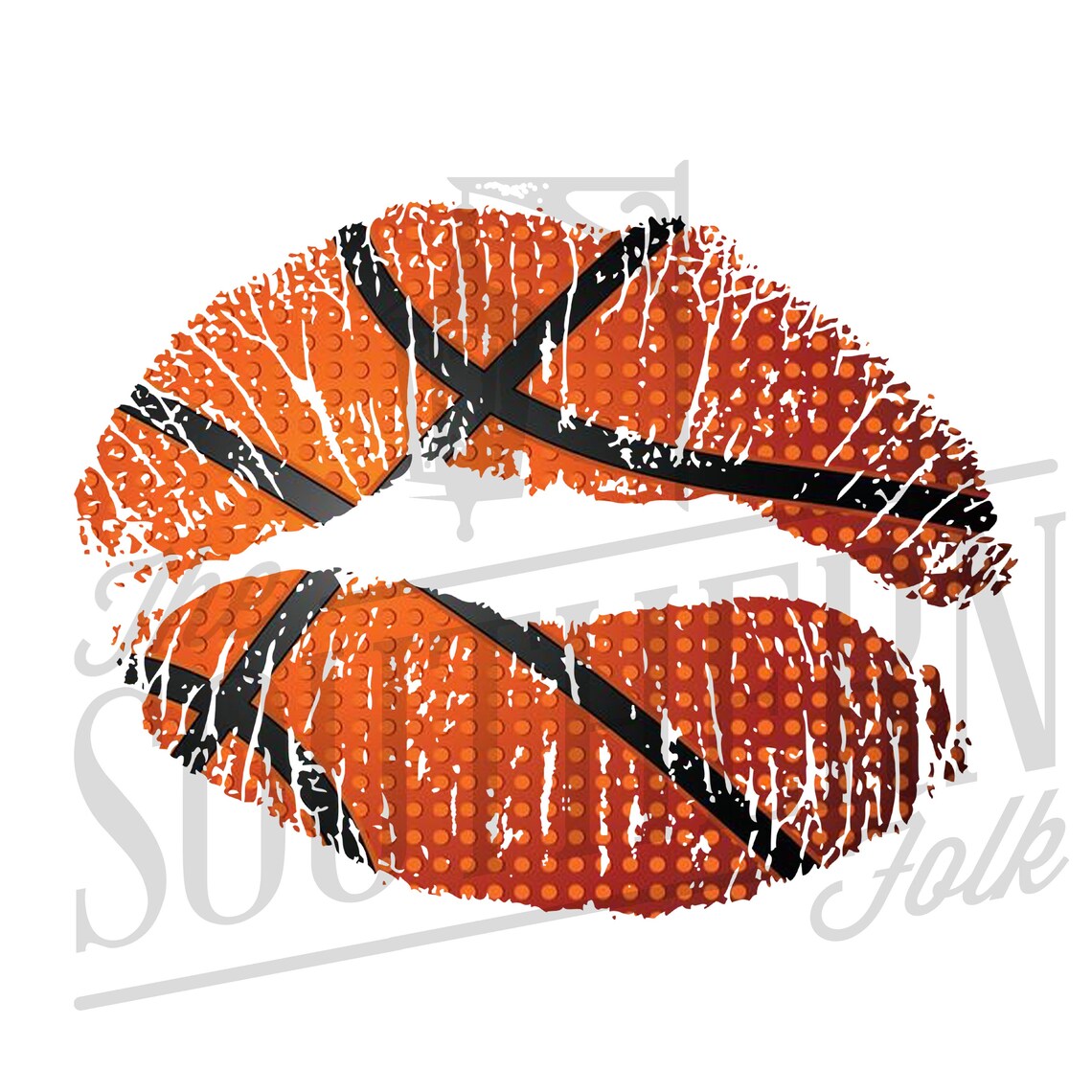 Basketball Lips Design PNG File Sublimation Design Digital - Etsy
