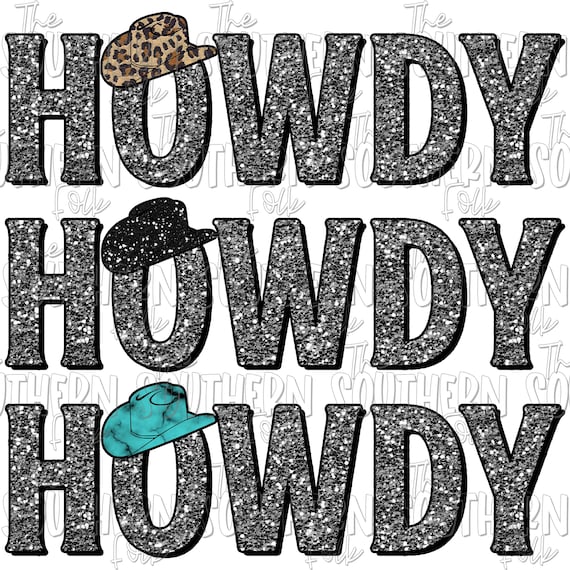 Howdy Design PNG File Sublimation Design Download Digital - Etsy