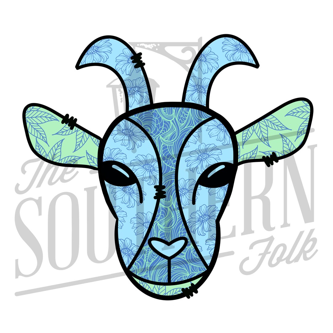Paisley Goat PNG File, Sublimation Design Download, Digital Download ...
