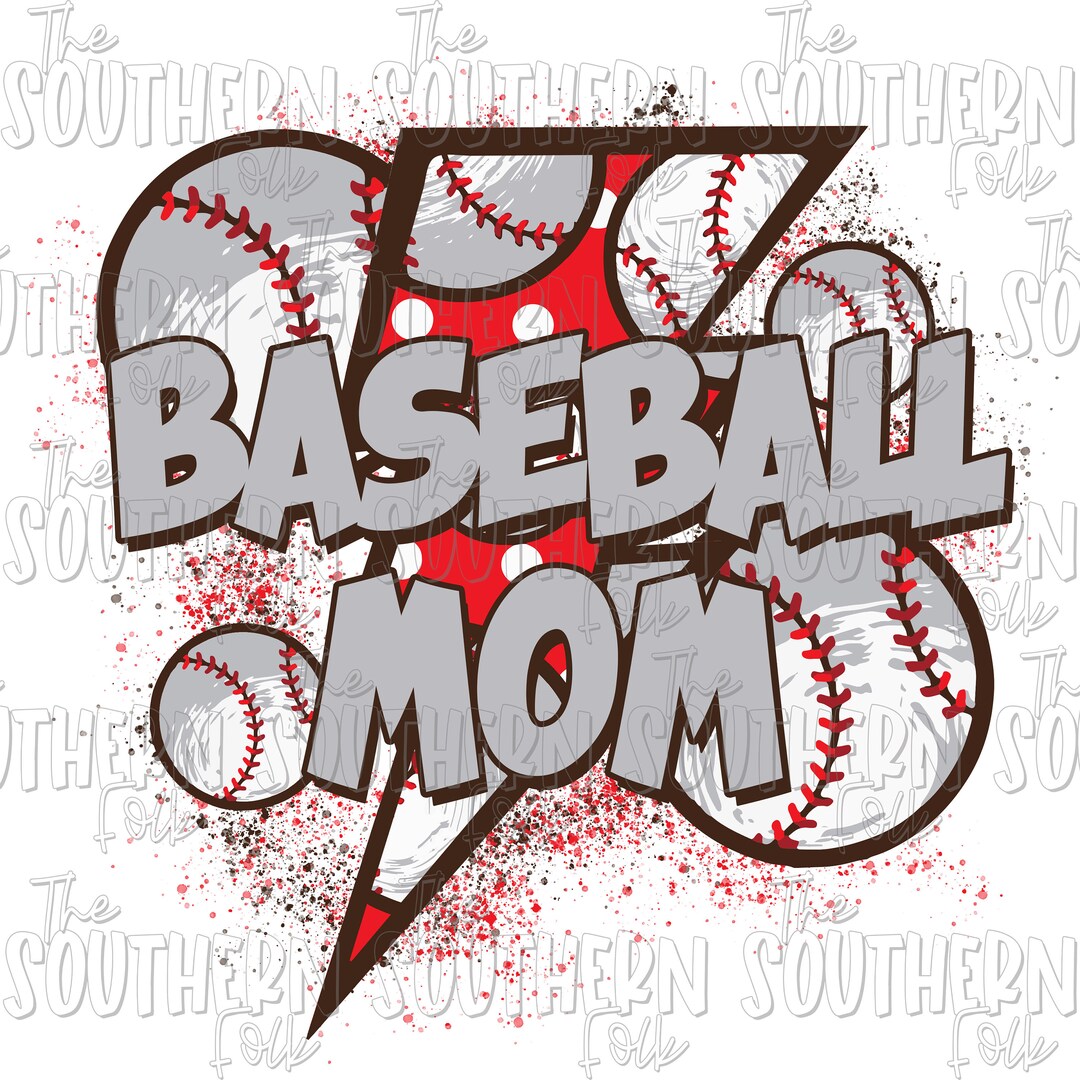 Baseball Mom PNG File, Sublimation Design, Digital Download ...