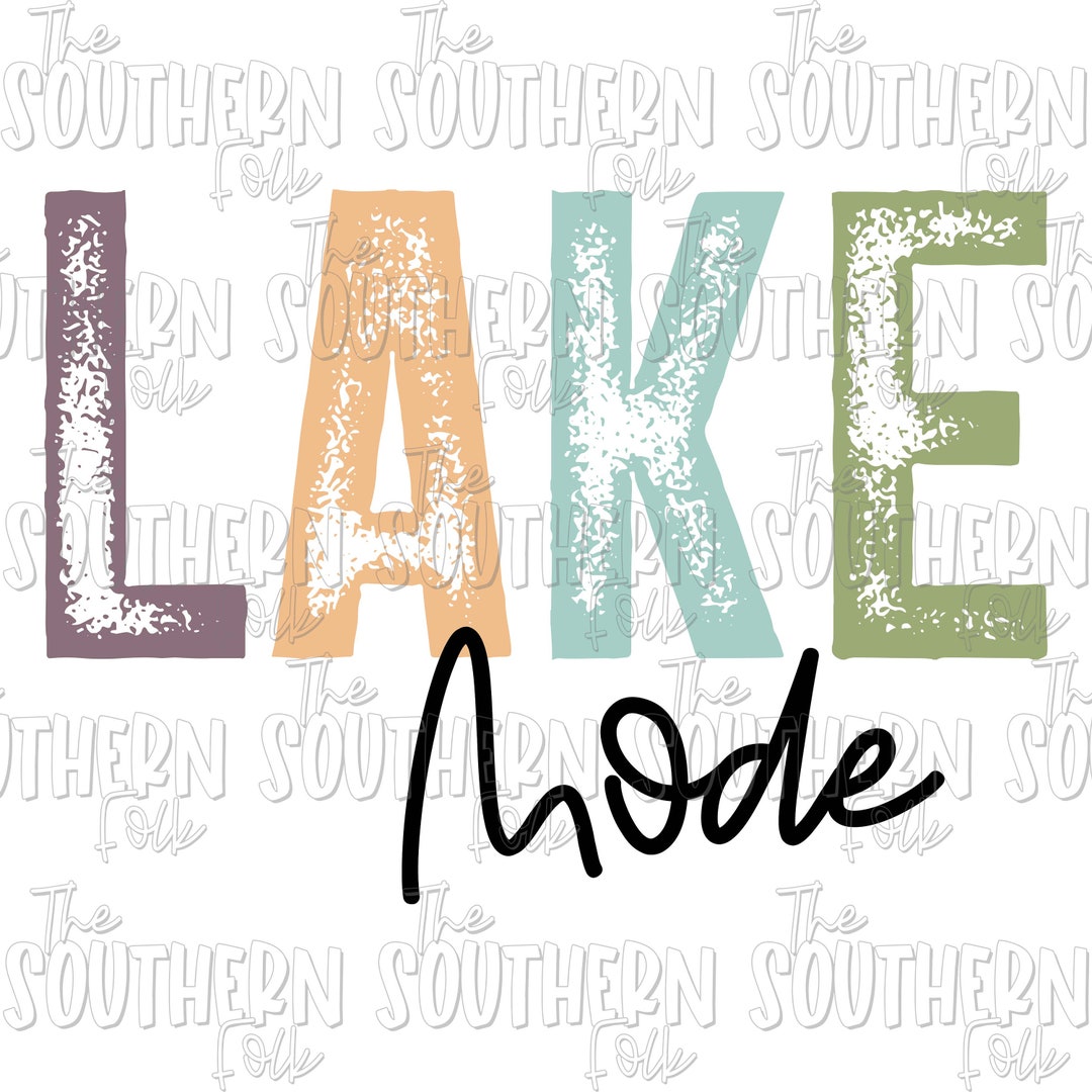 Lake Mode PNG File, Sublimation Design, Digital Download, Sublimation ...
