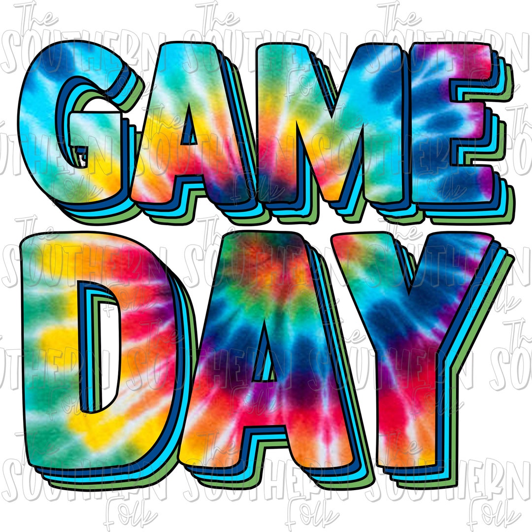 Game Day PNG File, Sublimation Design, Digital Download, Sublimation ...