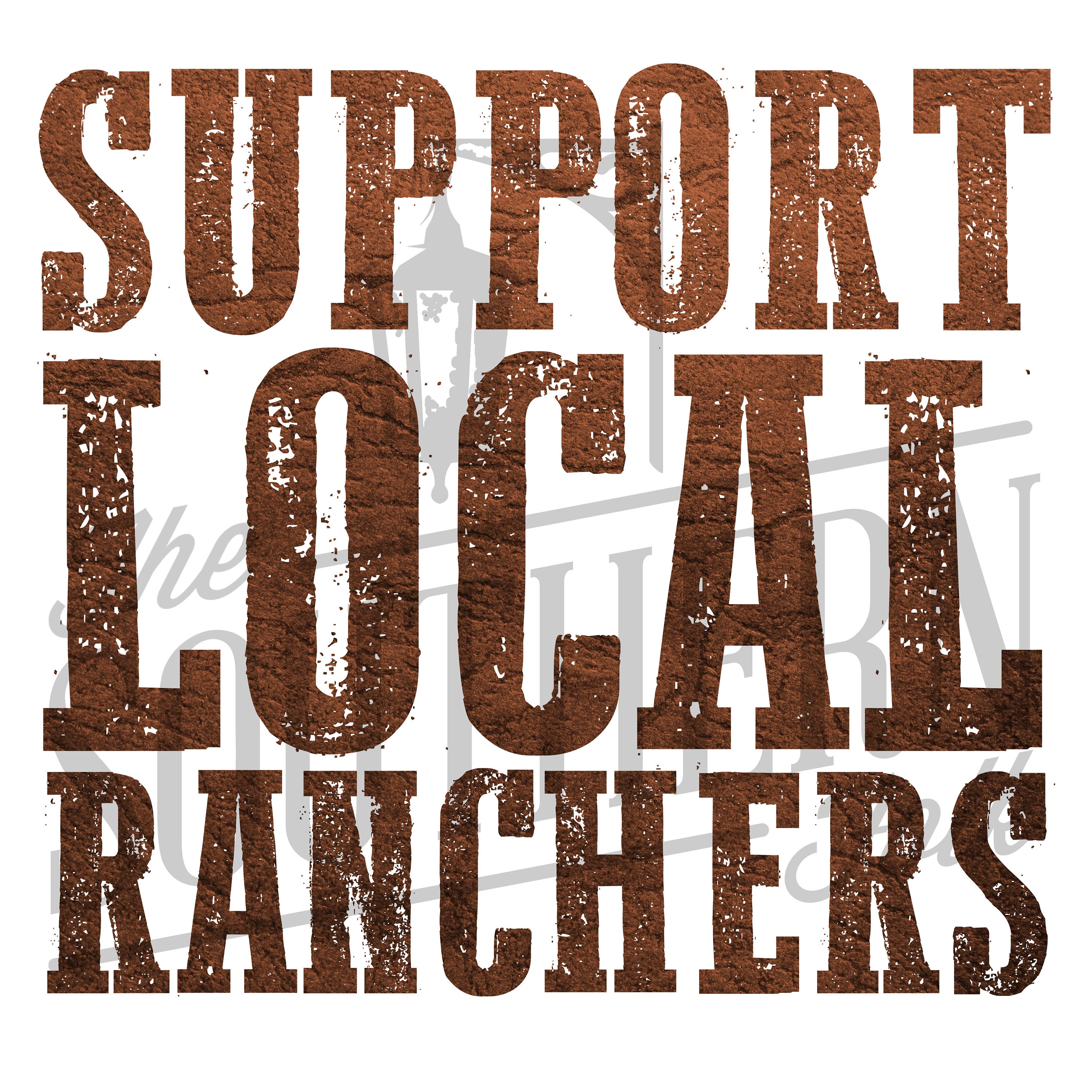 Support Local Ranchers Leather PNG File Sublimation Designs | Etsy