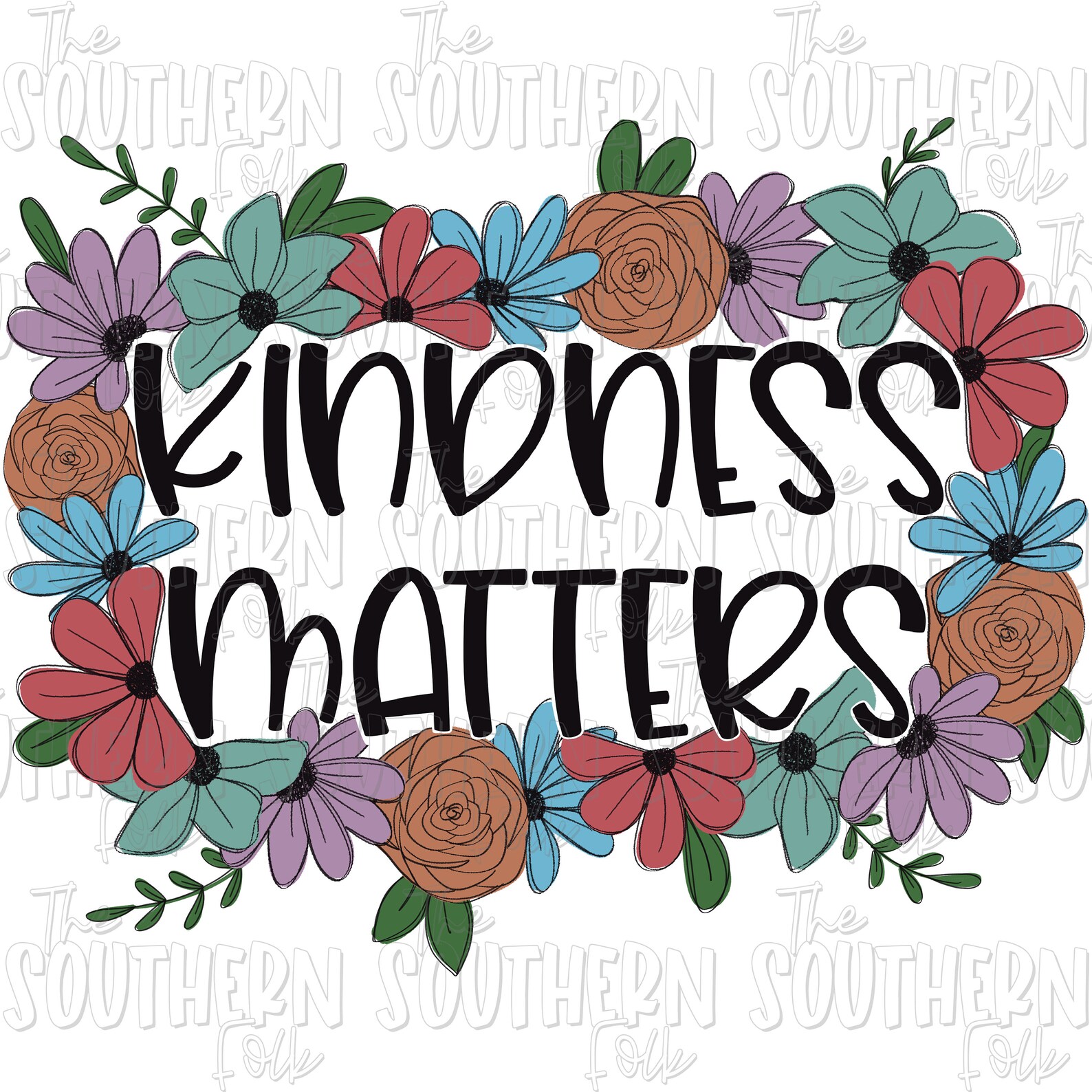 Kindness Matters PNG File, Sublimation Design Download, Digital ...