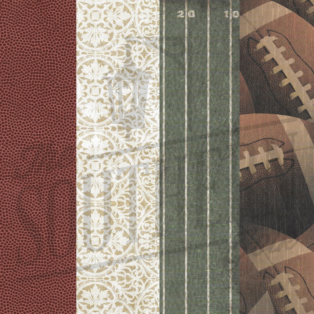 Football Digital Papers (4 Pack), PNG File, Digital Download - Etsy