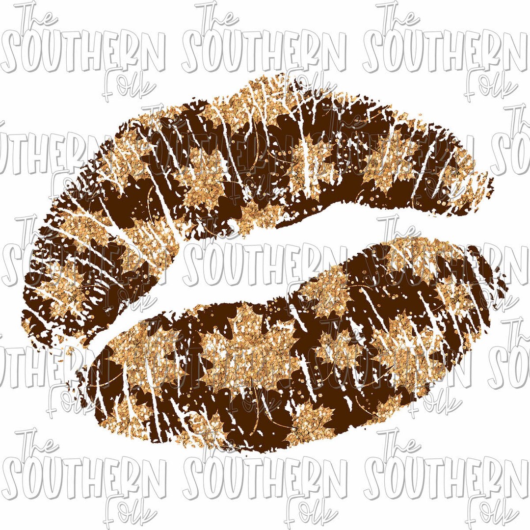 Fall Lips Sublimation Design, PNG File, Digital Download, Sublimation ...