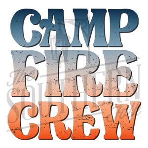 Campfire Crew PNG File Sublimation Design Digital Download - Etsy