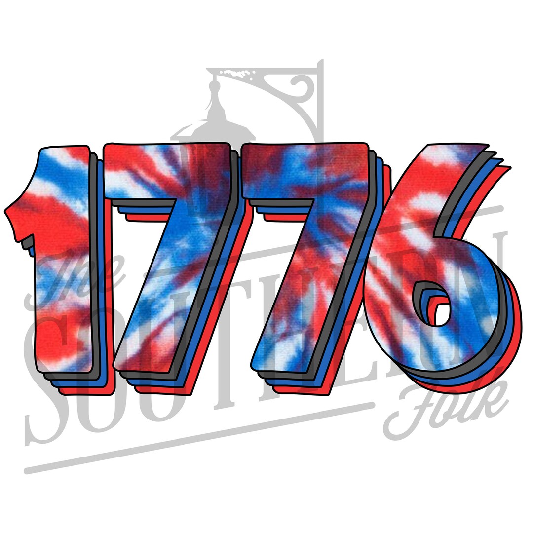 Retro 1776 PNG File, Sublimation Design, Digital Download, Sublimation ...
