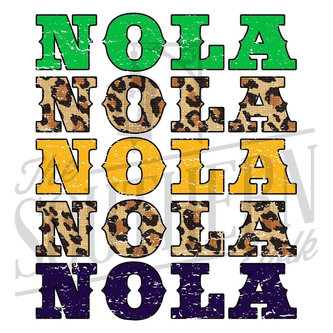 Distressed Nola PNG File, Sublimation Design, Digital Download, New ...